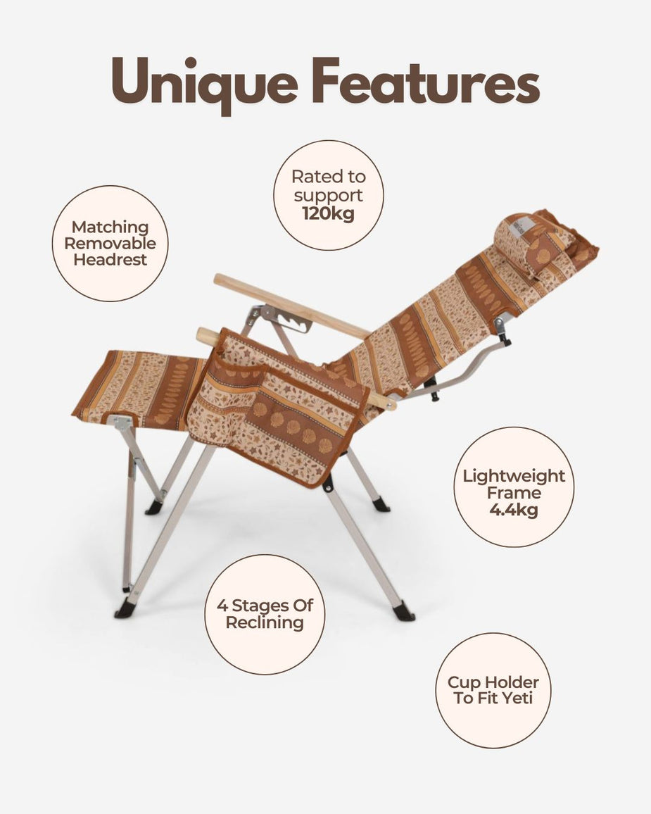 Wander Reclining Camp Chair – Sunni Scenes
